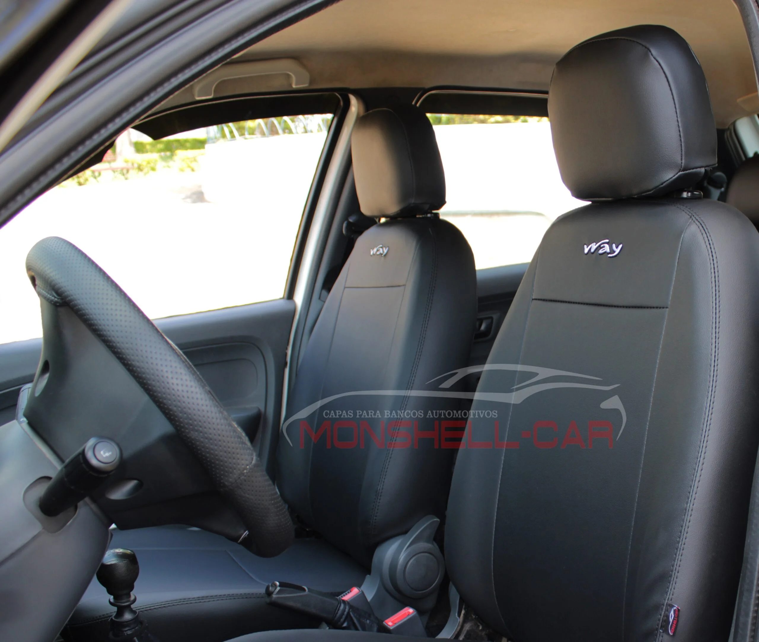 Capa para banco de carro Fiat Palio Way (2015-2017) – Plus – Monshell