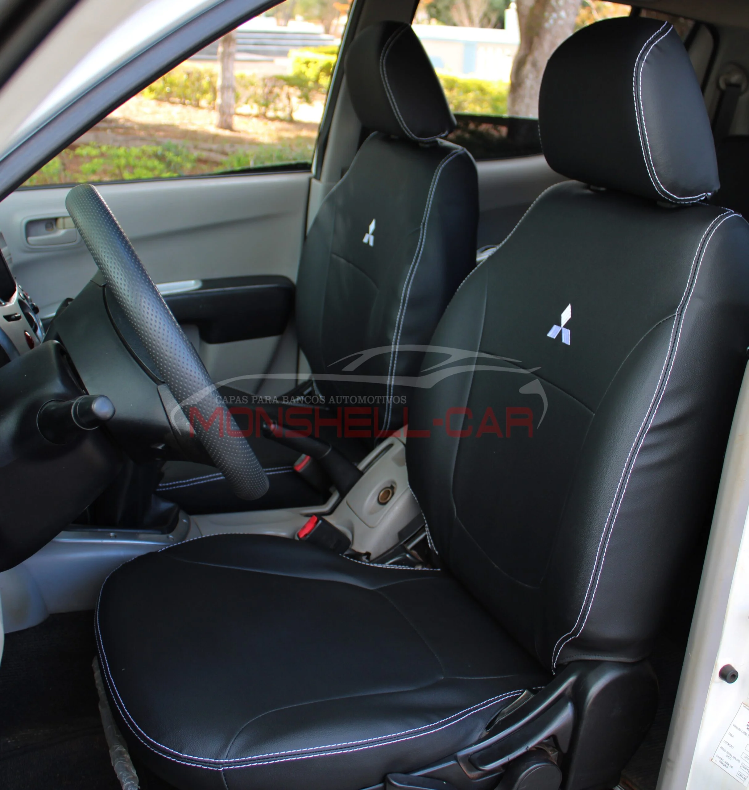 Capa para banco de carro Mitsubishi L200 (2008-2016) – Plus – Monshell